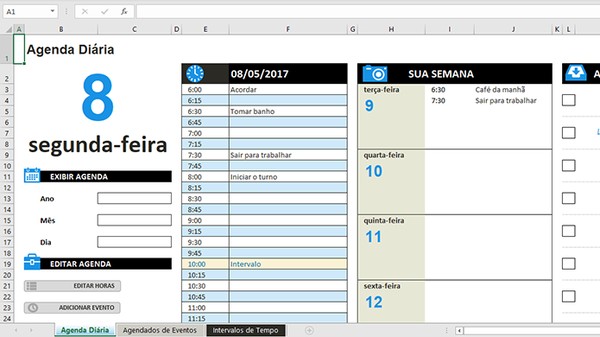 Excel: dez planilhas prontas para organização de rotina e tarefas