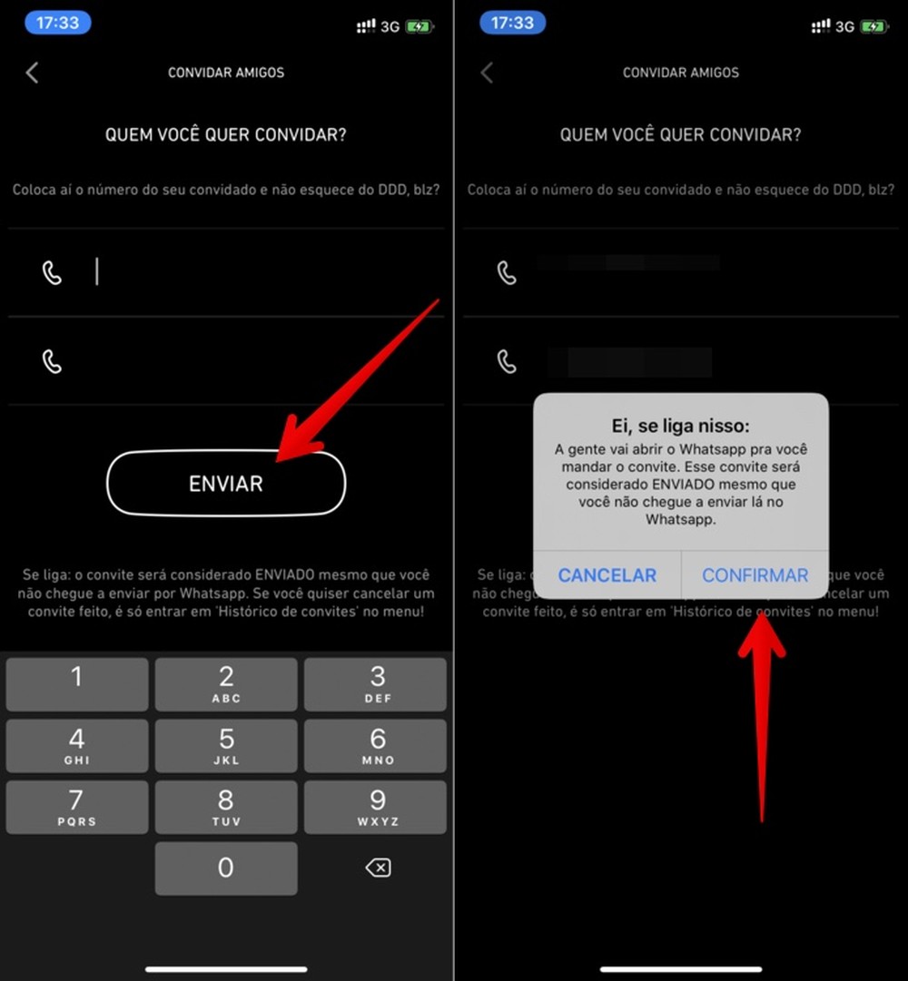Como enviar convite do TIM Beta pelo WhatsApp