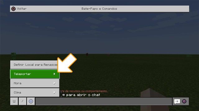 Como dar teleport (TP) no Minecraft