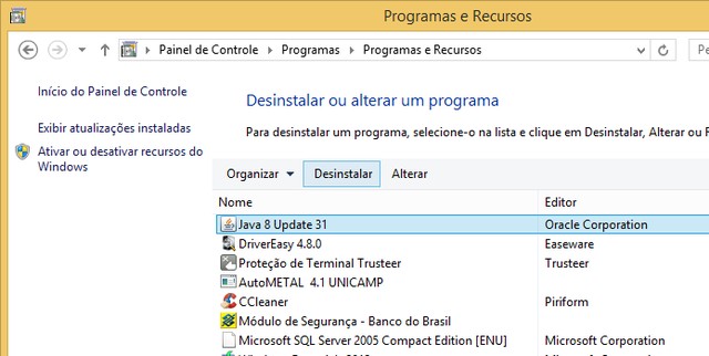 Como fazer download e instalar o Java 7 se você já usa a versão Java 8