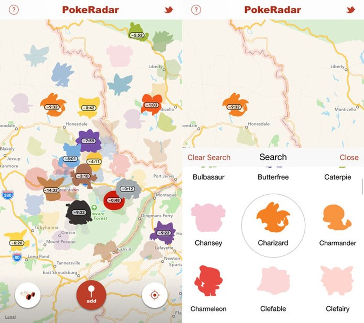 Pokémon Go: conheça mapas que mostram onde estão as criaturas raras
