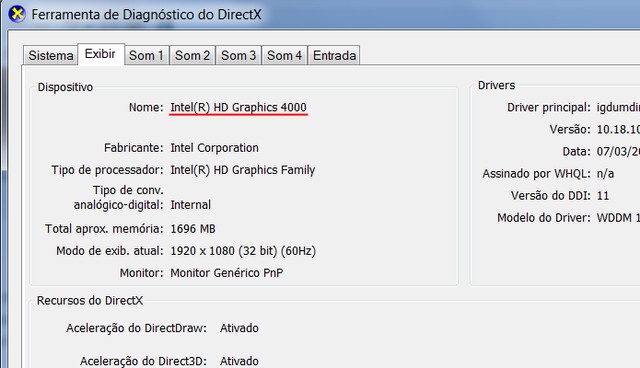 Como saber qual é a placa de vídeo do notebook?