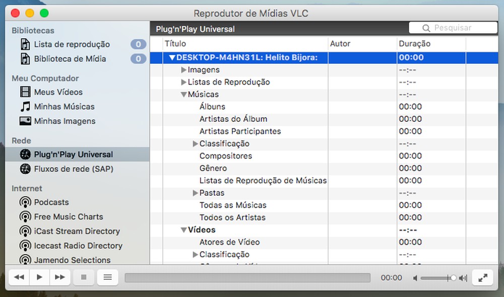 Como conectar o VLC a um servidor DLNA