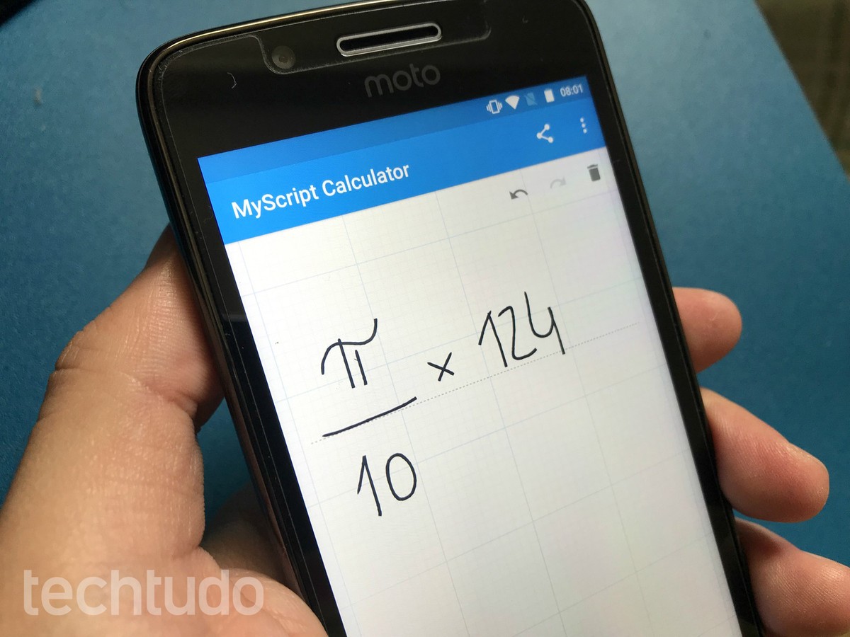 Como usar o MyScript Calculator, app para aprender matemática