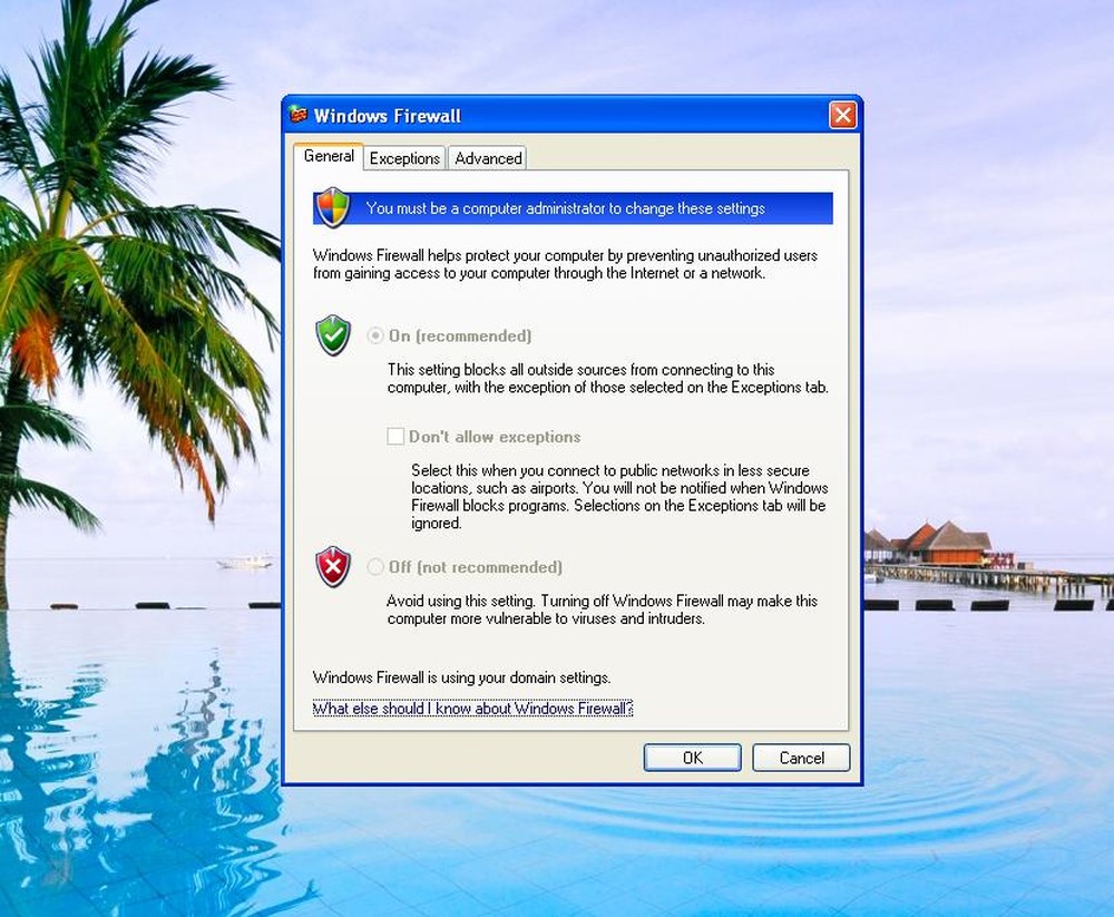 Como habilitar o firewall do Windows XP