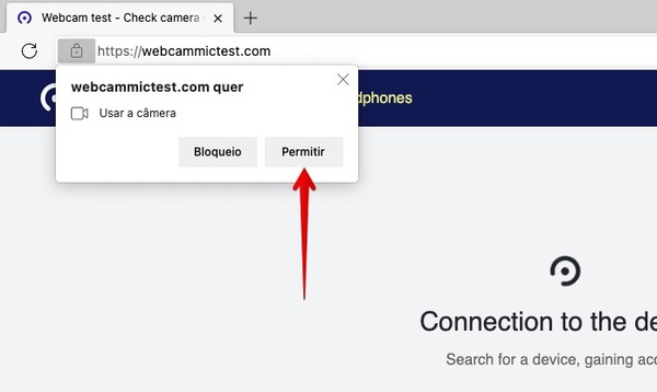 Como testar a webcam