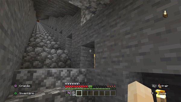 Como fazer escada no Minecraft