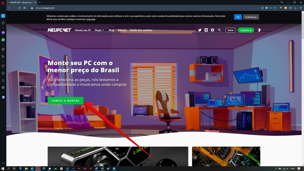 Como montar PC Gamer? Site 'meupc.net' ajuda a escolher peças e ver preço