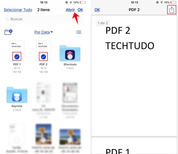 Como juntar PDFs em um só arquivo pelo iPhone