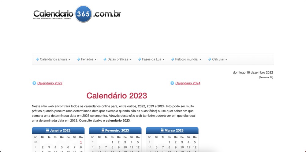 Feriados em 2023: calendários online mostram datas comemorativas; veja