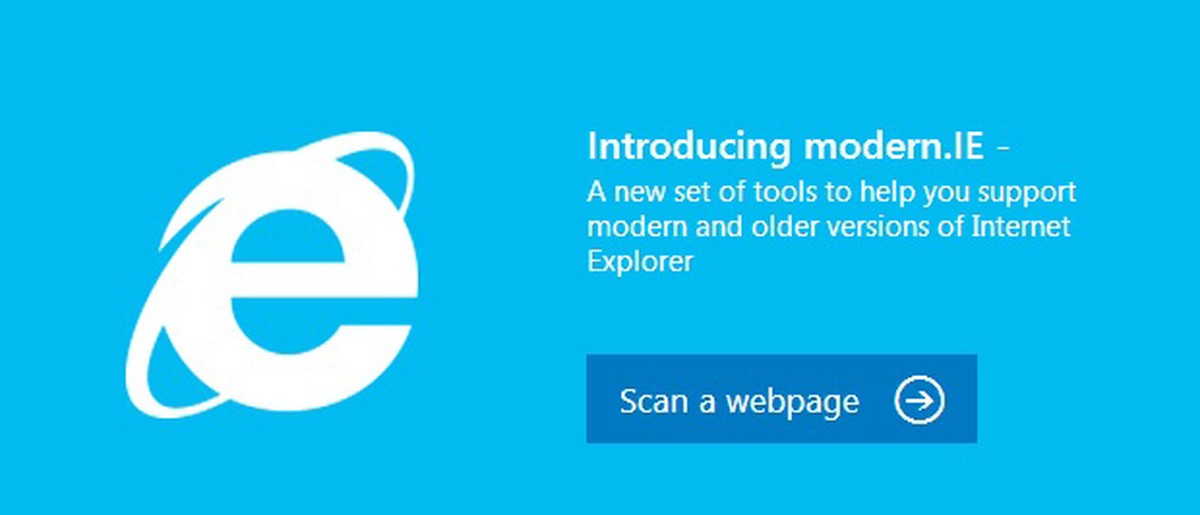 Atualização do modern.IE inclui nova máquina virtual e scanner