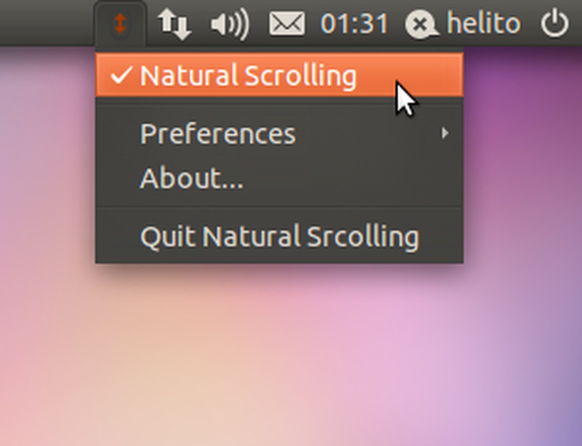 Como habilitar o “Natural Scrolling” do OS X Lion no Ubuntu