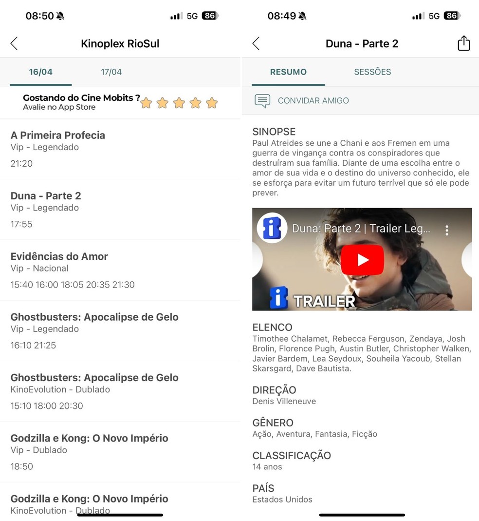 5 aplicativos de cinema que todo fã de filmes precisa ter no celular