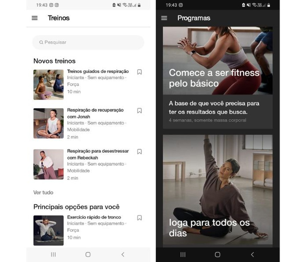 7 apps de treino de academia que vão te ajudar a ser mais saudável em 2025