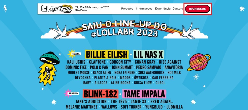 Lollapalooza 2023: veja line-up e como comprar ingressos 'Lolla Day'