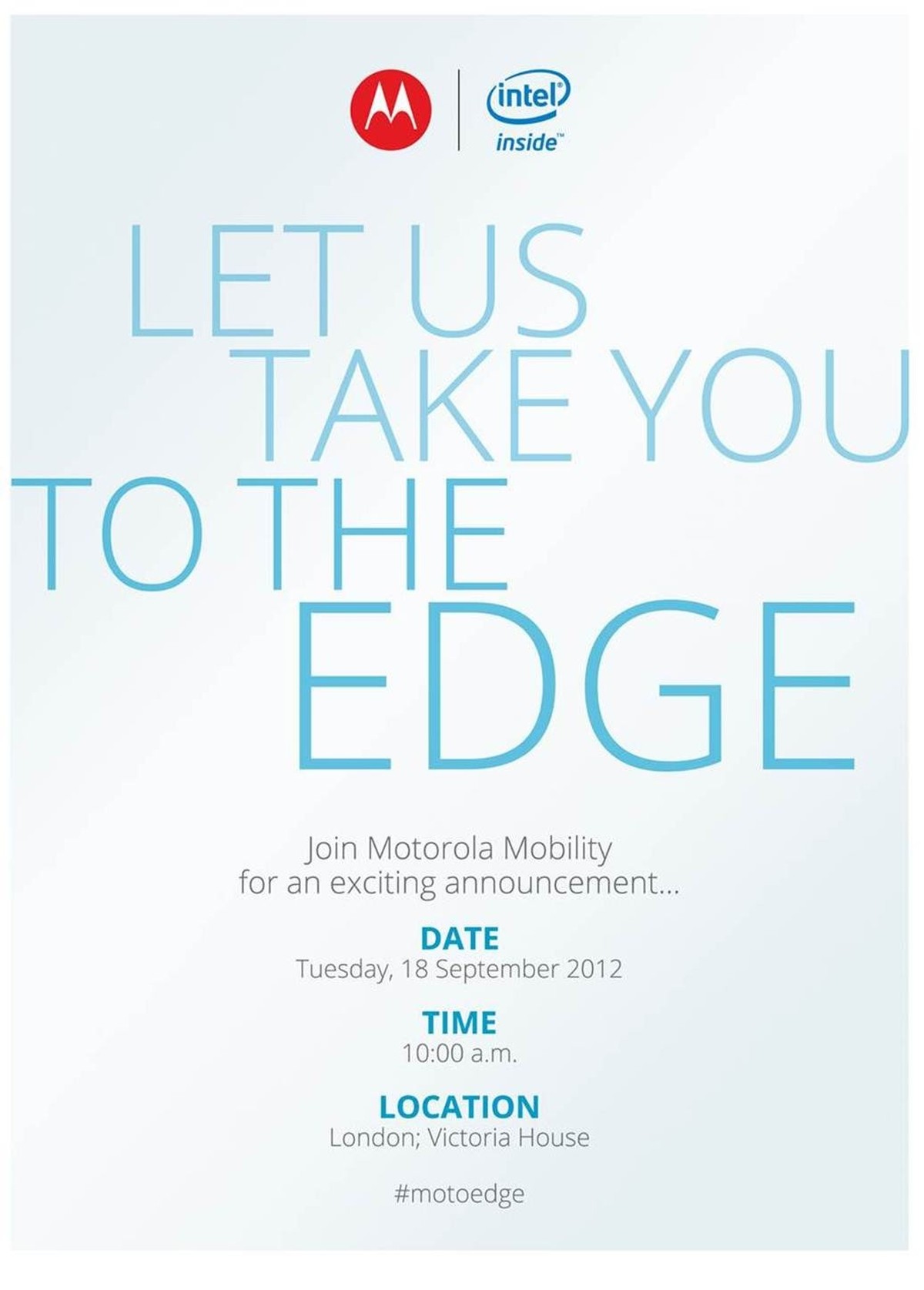 Motorola lançará smartphone com processador Intel no próximo dia 18