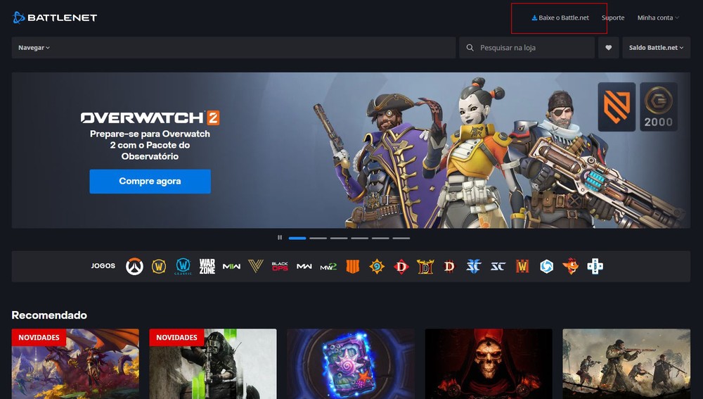 Battle.net: como fazer o download do app no PC ou celular