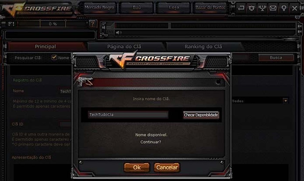 Como criar, recrutar e escolher nome para o clã em Crossfire AL