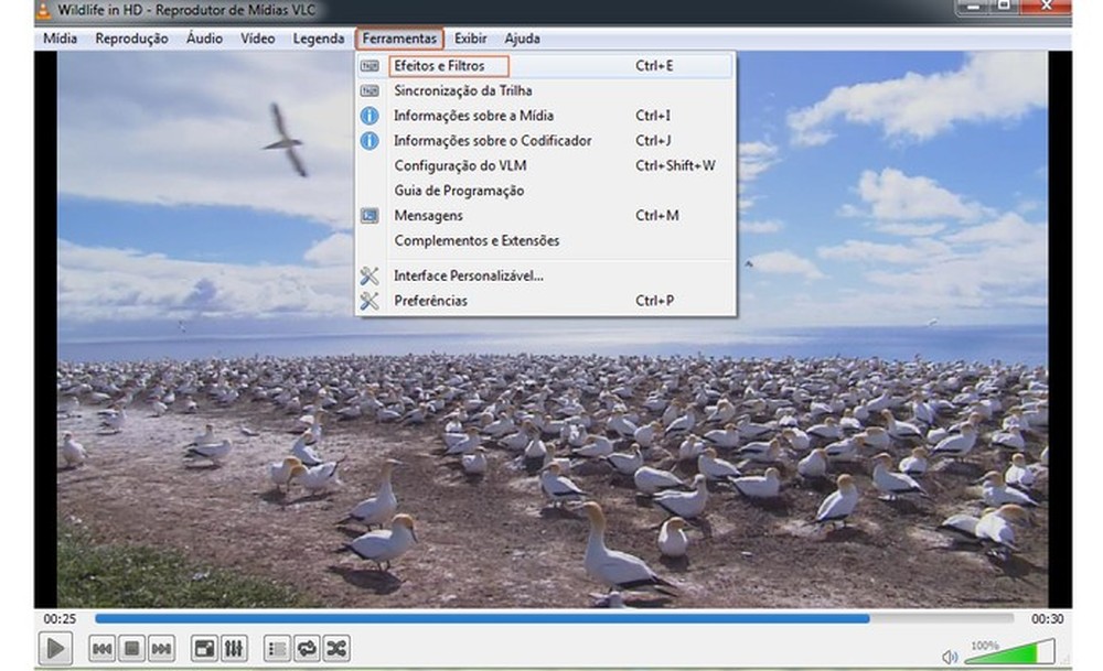 Adicione efeitos de vídeo no VLC Player; ajuste brilho e edite cores