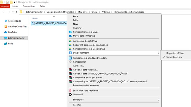 Como funciona Google Drive File Stream? Veja como fazer download da nuvem