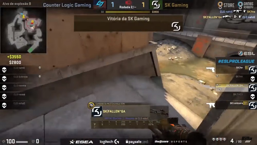 FalleN: relembre as 7 melhores jogadas do proplayer brasileiro