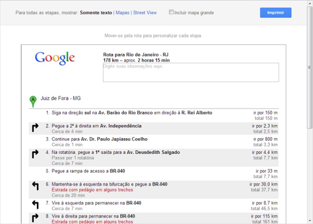 Veja como utilizar o recurso 'direções' no Google Maps