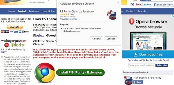 F.B. Purity: plugin para Google Chrome ‘purifica’ seu feed no Facebook