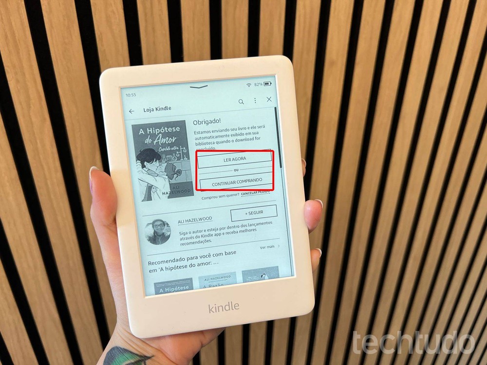 Como baixar livros no Kindle