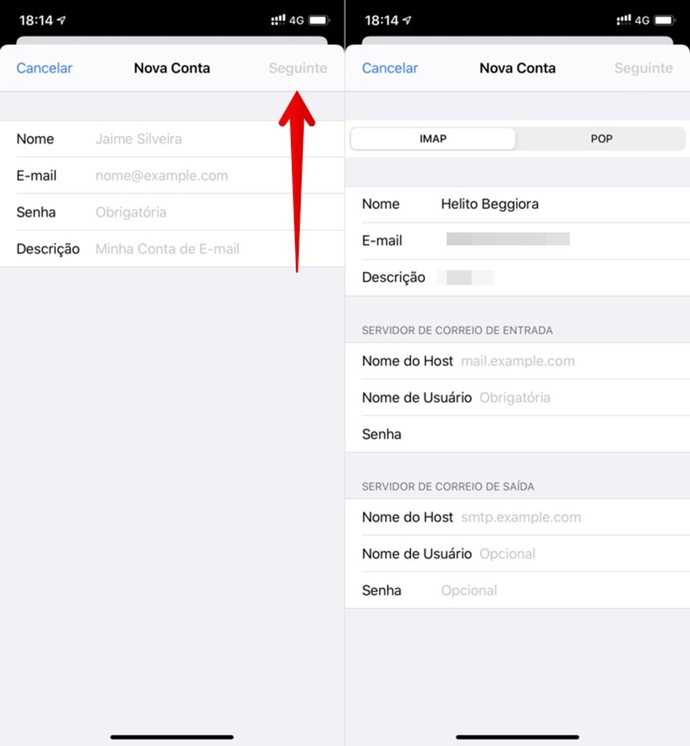 Como configurar e-mail no iPhone (iOS)
