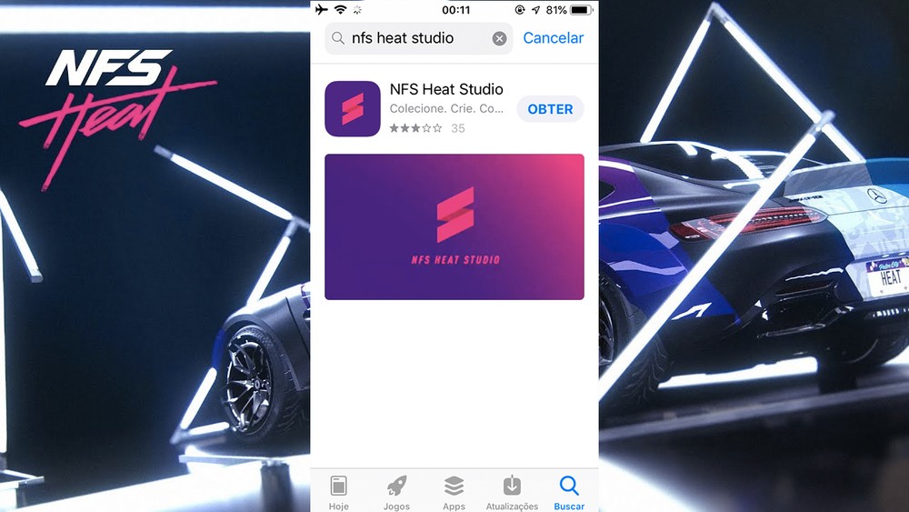 NFS Heat Studio: como baixar e personalizar seus carros no aplicativo