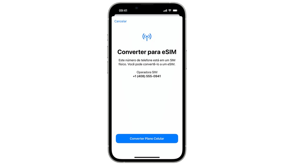 Como colocar chip virtual (eSIM) no iPhone