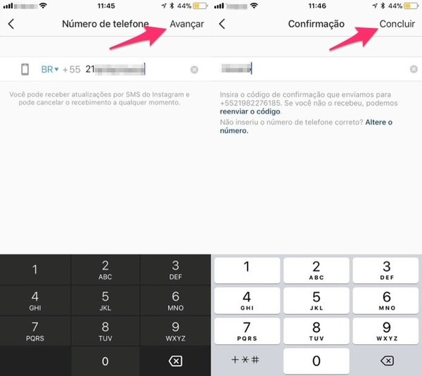 Saiba como mudar o número de celular no seu Instagram