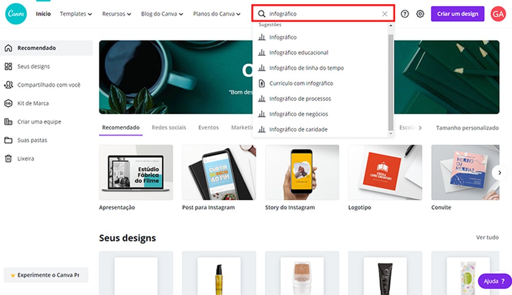 Como fazer infográfico no Canva