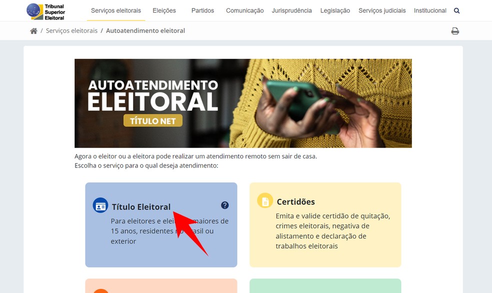 Eleições 2024: saiba como imprimir título eleitoral no site do TSE