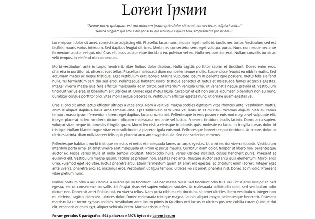 Lorem Ipsum: entenda o que é, quando surgiu e como gerar online