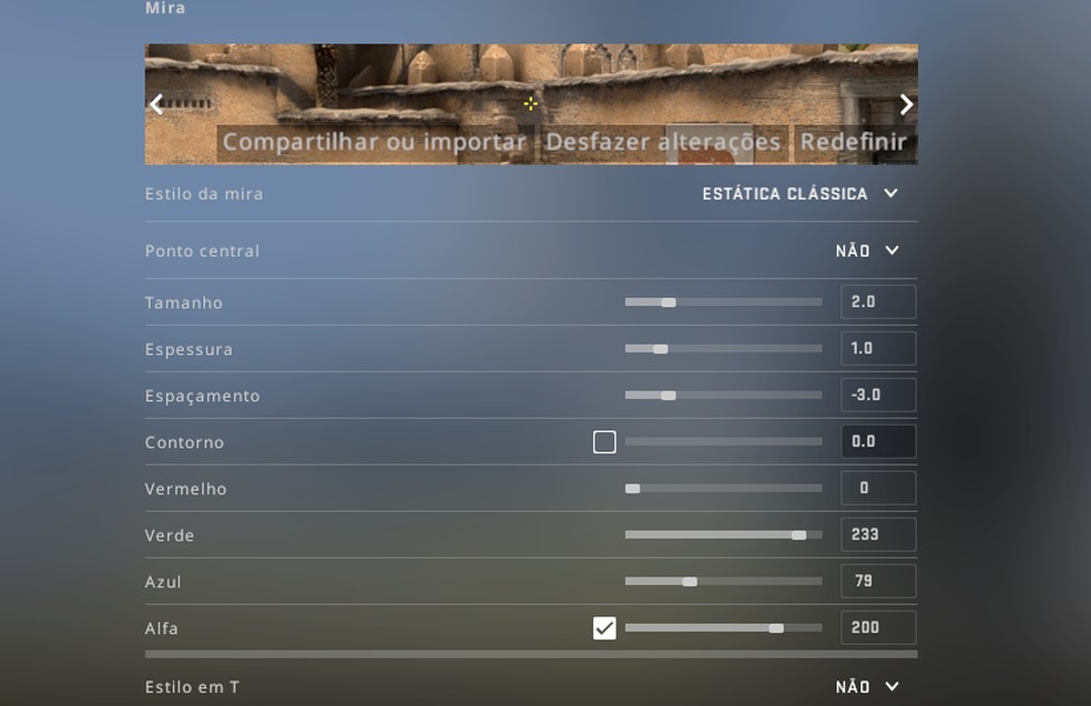 Crosshair do yuurih no CS:GO: como configurar mira do jogador da FURIA