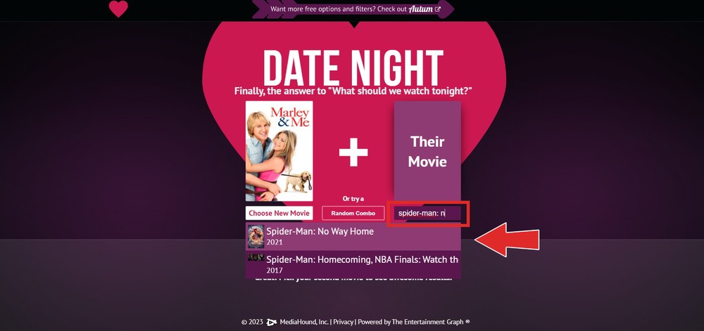 Date Night Movies: site mescla gostos de filmes e indica o ideal; conheça