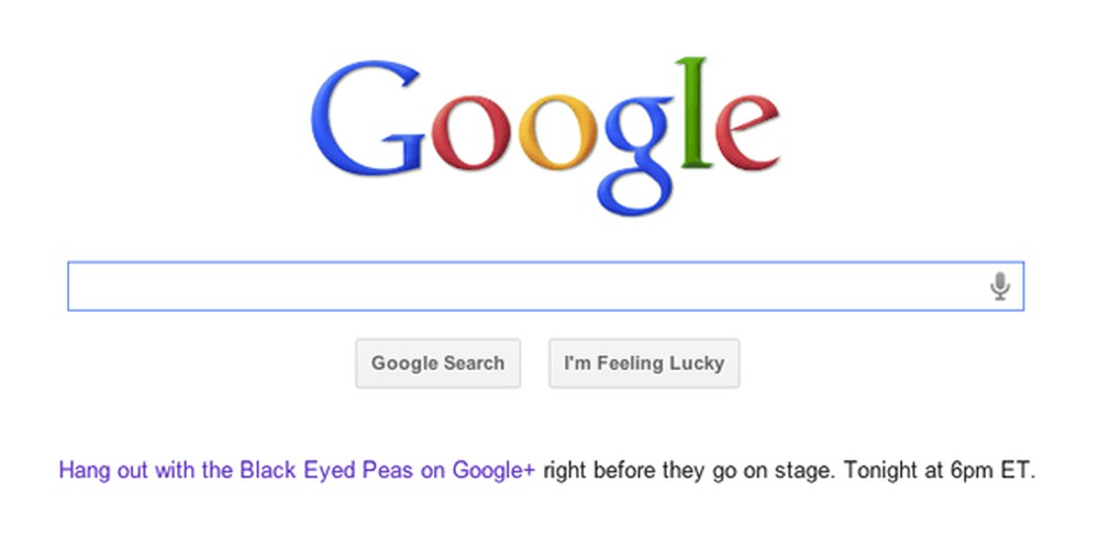 Perfil de Will.I.Am no Google+ aparece na home do Google