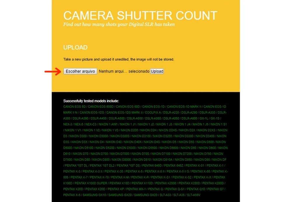 Como saber quantos cliques têm as câmeras Canon, Nikon ou Sony