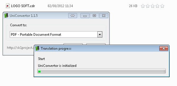 Como converter arquivo CDR para PDF com o UniConvertor