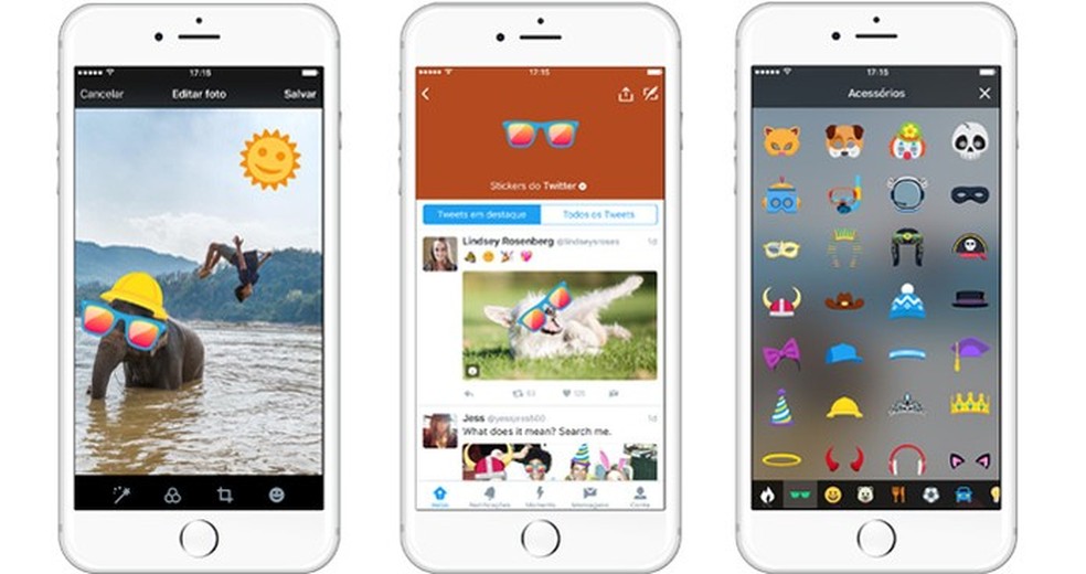 Twitter lança stickers; figurinhas deixam as fotos mais divertidas