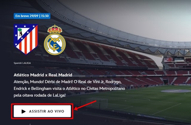Atlético de Madrid x Real Madrid ao vivo: horário e onde assistir à La Liga