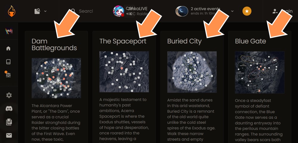 Arc Raiders: veja mapa interativo e como encontrar melhores loots