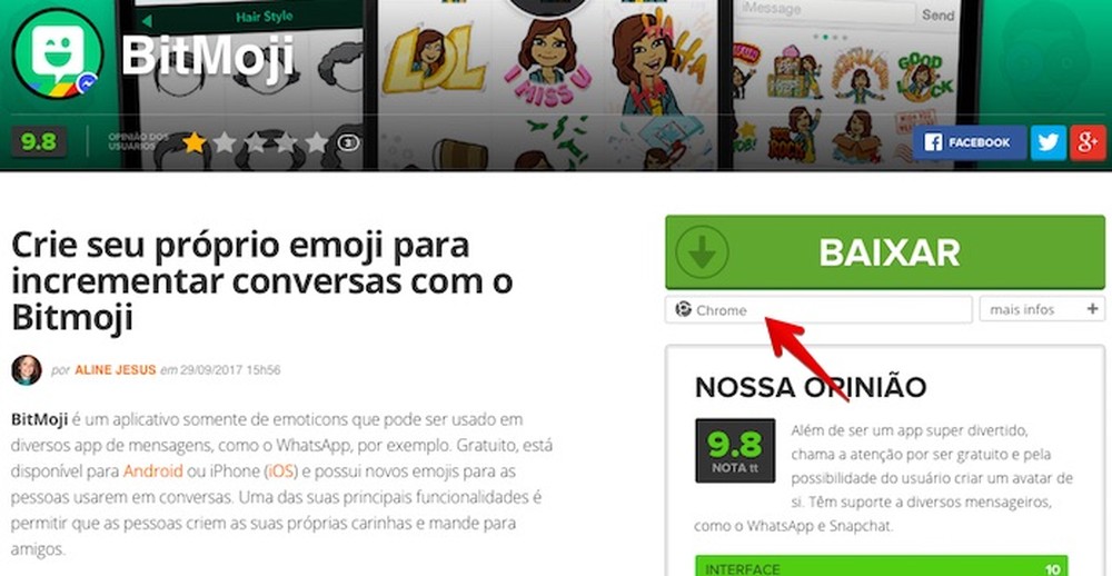 Como usar o Bitmoji no PC