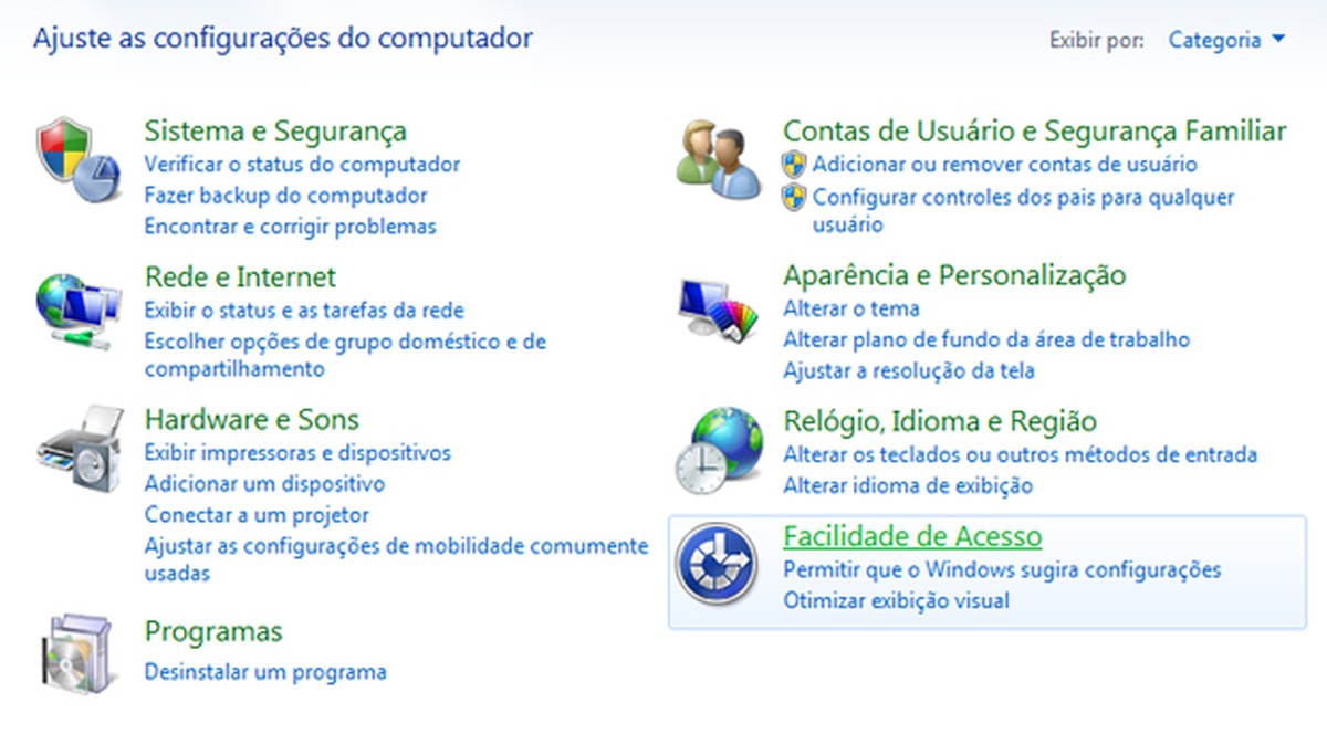 Aprenda a controlar o cursor do mouse pelo teclado (Windows 7)