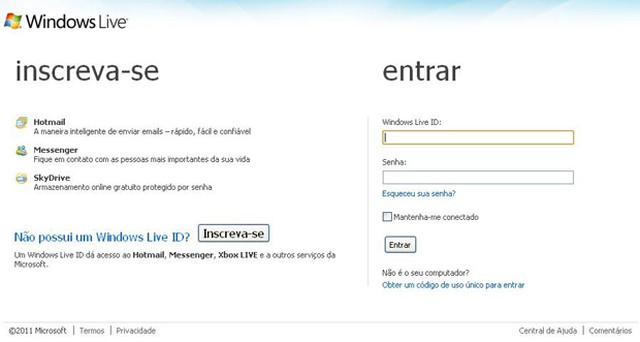 Como criar um Windows Live ID e gerenciar contas de Hotmail, MSN e Xbox ...