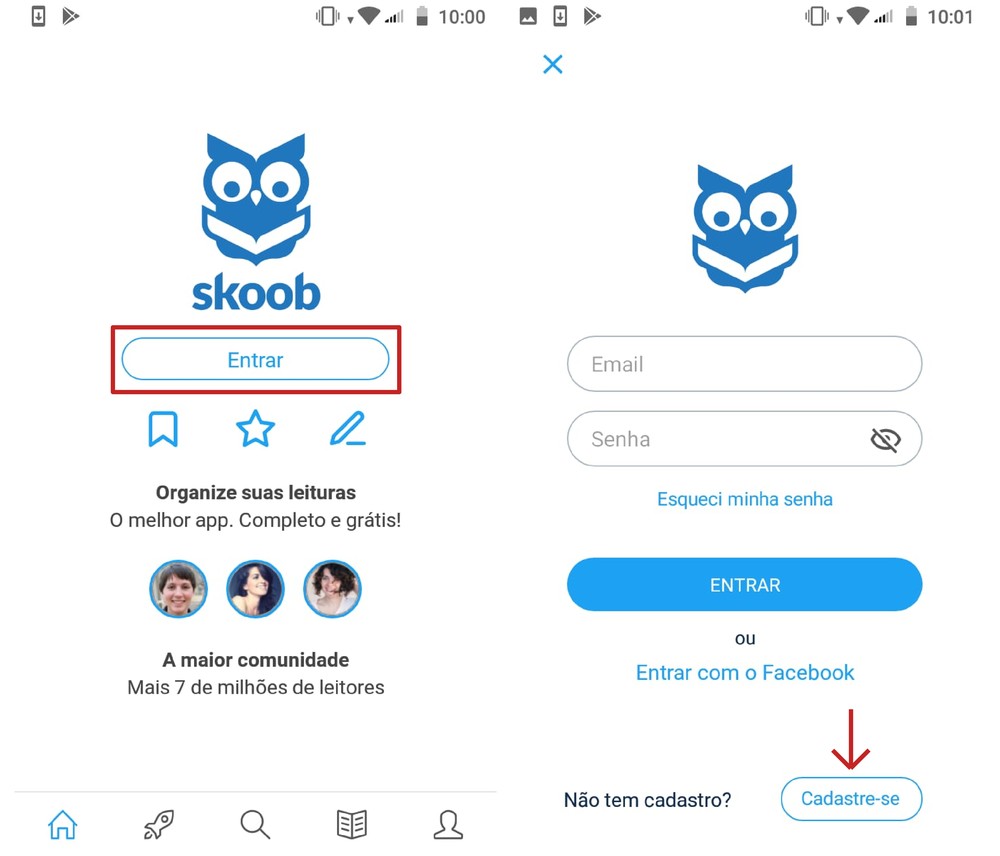 Skoob app: como usar a rede social para leitores