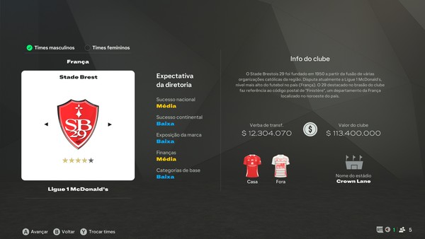 EA FC 25: 12 melhores times para começar no Modo Carreira e surpreender