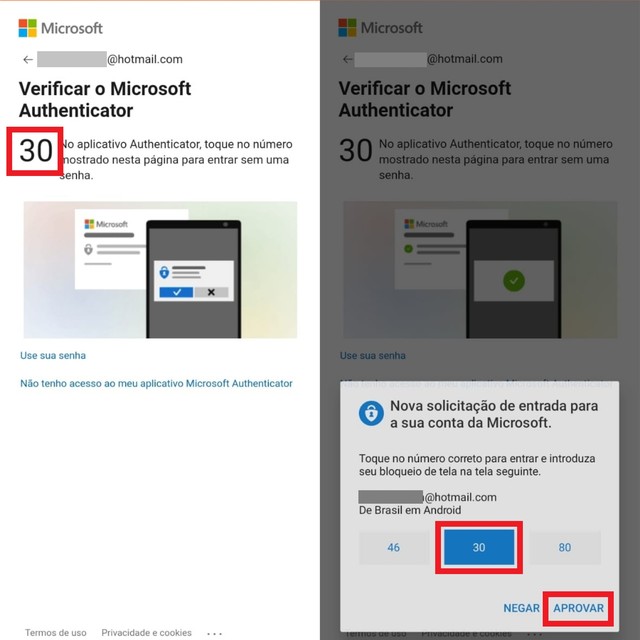 Como usar o app Microsoft Authenticator