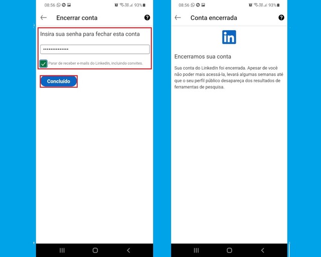 Como excluir conta do LinkedIn pelo PC e celular